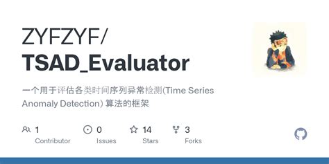 Github Zyfzyf Tsad Evaluator 一个用于评估各类时间序列异常检测 Time Series Anomaly Detection 算法的框架