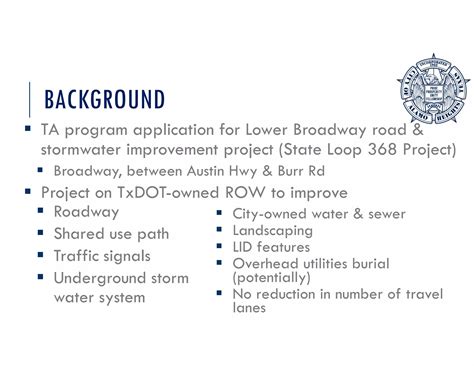 Ppt Item 7 Txdot Ta Application Ppt