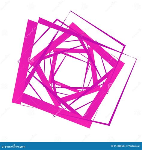 Abstract Edgy Angular Vector Design Element Geometric Abstract Shape Vector Stock Vector