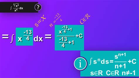 How To Solve Integral ∫ ∜ X 3 X 4 Dx