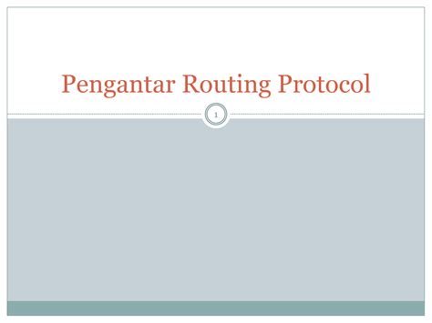 SOLUTION Pengertian Routing Protocol Studypool