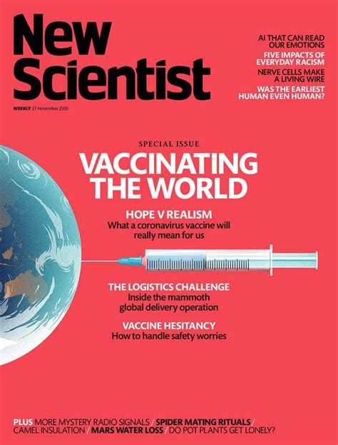 issue 3309 magazine cover date 18 november 2020 new scientist