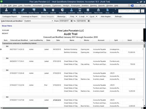 How To Use Audit Trails In QuickBooks 2018 Dummies