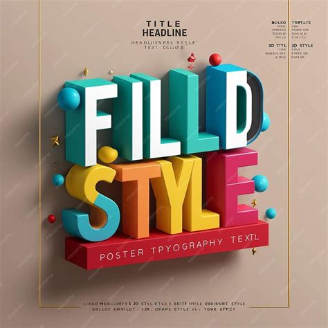 Editable 3d Text Effect Vector Illustration Cartoons Clipart And Line Art Design Editable 3d Tex