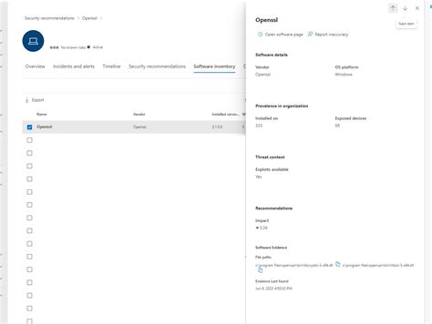 how to find where vulnerable software is located in defender welcome