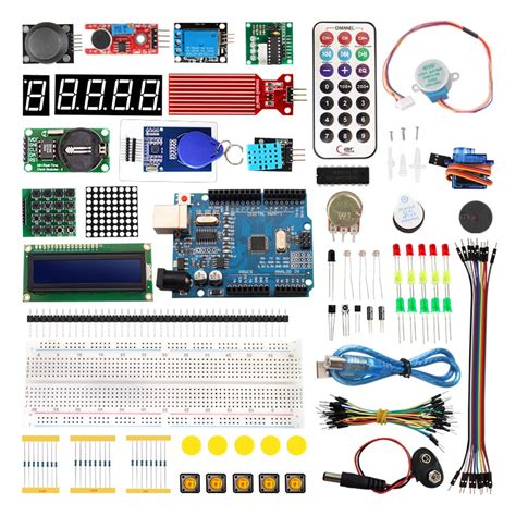 Tscinbuny Uno R3 Basic Starter Kit For Arduino Sensor Learning Kit With Rfid Module Shopee