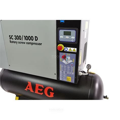 Aeg 270 Liter 10 Hp Screw Compressor With Dryer Toolsideeie