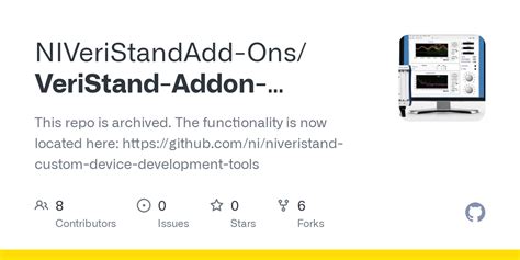 github niveristandadd ons veristand addon system definition utilities