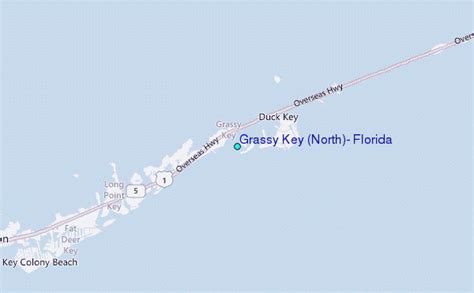 Grassy Key North Florida Tide Station Location Guide