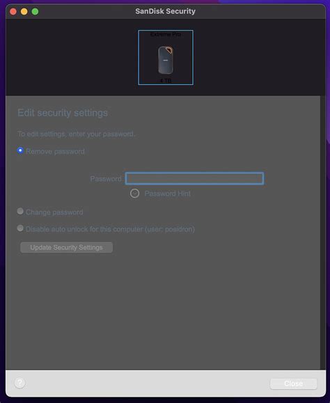 Bug Secure Drive Unlock And SanDisk Security Is Broken On MacOS Monterey Portable Extreme