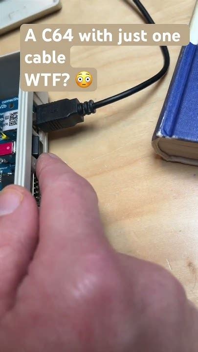 A C64 With Just One Cable Using A C64 Keyboard In Vice With Keyrah V2 All Settings C64
