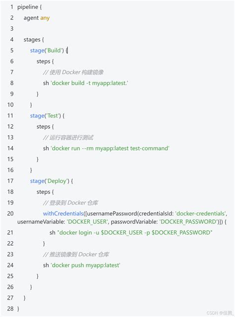 Docker技术系列文章，第七篇——docker 在 Cicd 中的应用docker Cicd Csdn博客