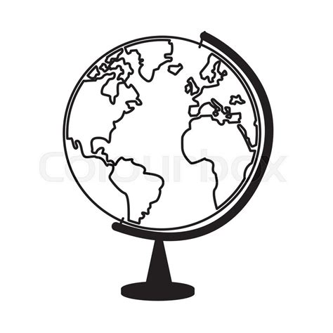 Earth Globe Drawing