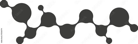 Metaball Connected Blobs Shapes In Pattern Morphed Fluid Symbol Circular Balls In Grid