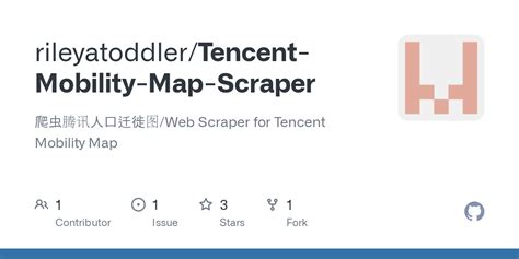 GitHub rileyababe Tencent Mobility Map Scraper 爬虫腾讯人口迁徙图 Web Scraper for Tencent Mobility Map