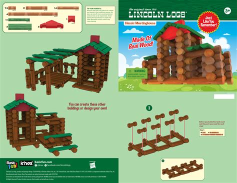 Lincoln Logs Manuals And User Guides Manuals