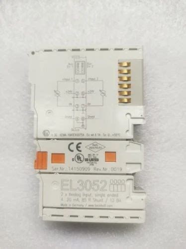 Beckhoff EL Channel Analog Input For Industrial At Rs In Bengaluru