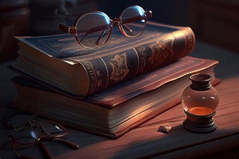 Premium Ai Image Education Reading Book Library Concept Generative Ai