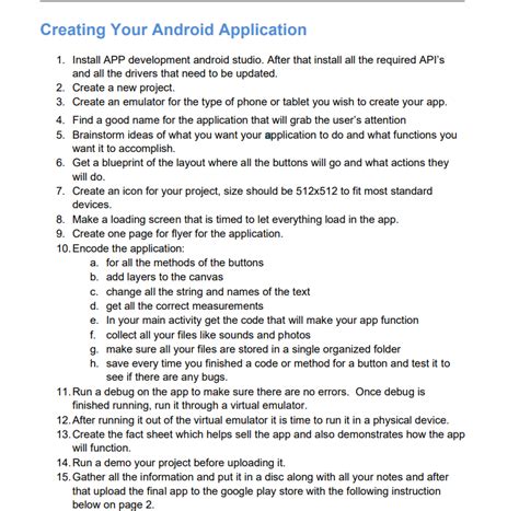Solved Creating Your Android Application Install APP Chegg