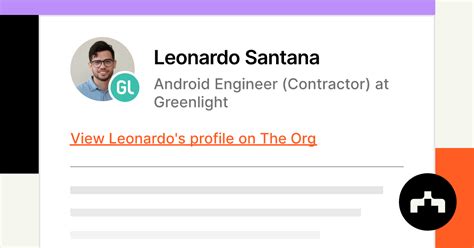 Leonardo Santana Android Engineer Contractor At Greenlight The Org