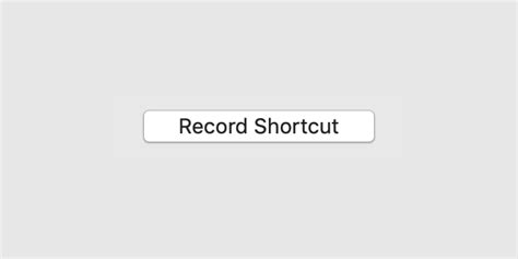 Github Kentzo Shortcutrecorder The Best Control To Record Shortcuts On Macos Written In Objc