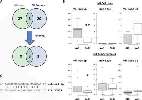 Validation Of Candidate Mirnas A Venn Diagram Representing The