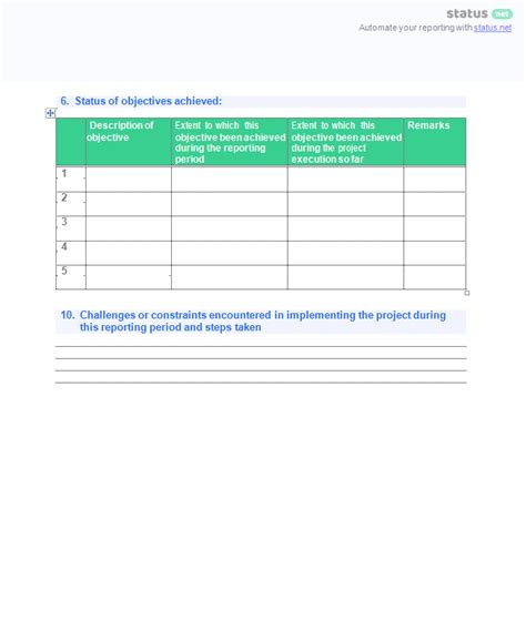 Implementation Report Template 5 PROFESSIONAL TEMPLATES