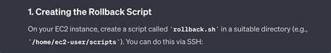 How To Set Up A One Click Command To Rollback The Last Version Of