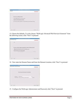 Weblogic Installation In Linux PDF