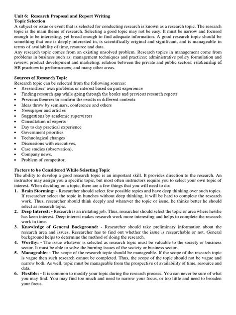 Research Proposal Download Free Pdf Sampling Statistics Data