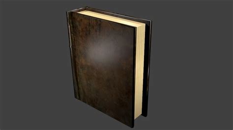 3d Model Book Collection Gold Vr Ar Low Poly Cgtrader