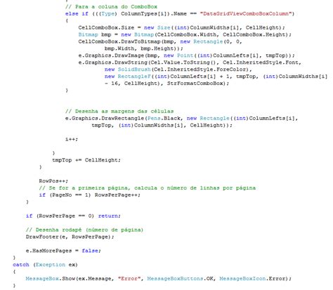 Tutorial C Imprimir Conteúdo da DataGridView