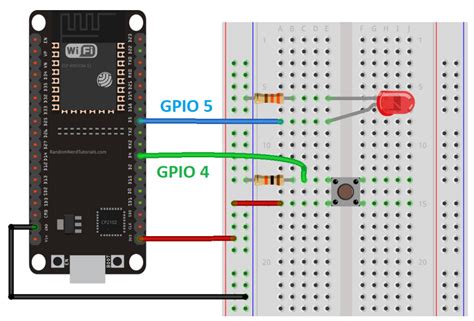 input digital dan output digital esp32 arduino ide
