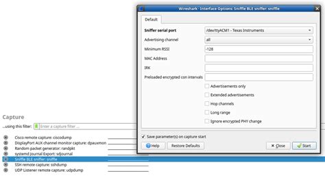Capture With Wireshark Using Sniffle Plugin Freezes On Linux Issue 52 Nccgroup Sniffle GitHub