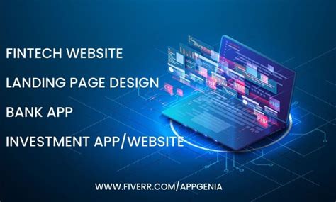 Create A Fintech Landing Page Fintech Website Fintech App By Appgenia