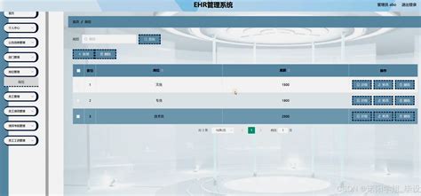 springboot毕设 ehr管理系统 程序 论文 csdn博客