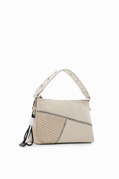 Midsize Patchwork Crossbody Bag Figchic