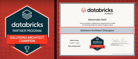 Databrickschampion Solutionsarchitectchampion Scalingai