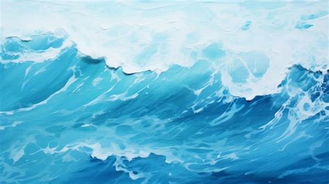 Premium Ai Image Ocean Background