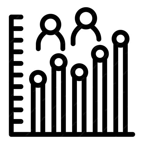 Premium Vector Stylized Icon Depicting Increasing Population Through