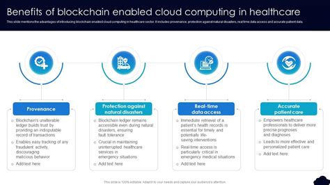 Benefits Of Blockchain Enabled Cloud Computing Healthcare Complete Guide To Blockchain Bct Ss V