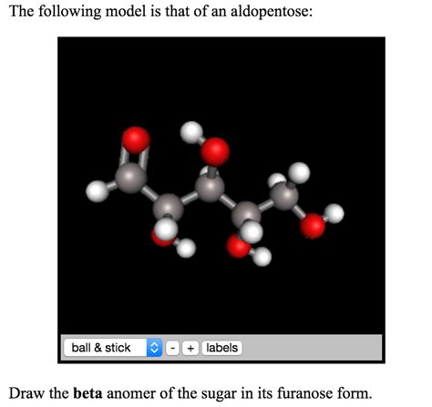 Solved The Following Model Is That Of An Aldopentose Draw