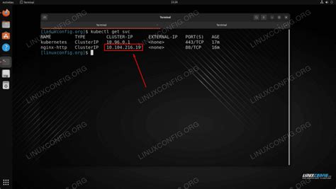 how to create manage and expose a service in kubernetes linux