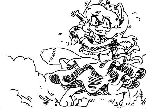 The Big Imageboard Tbib 43 Anthro Averi Fiddleafox Black And White Black Border Border