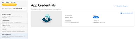 Issuing Application Credentials Developer Documentation