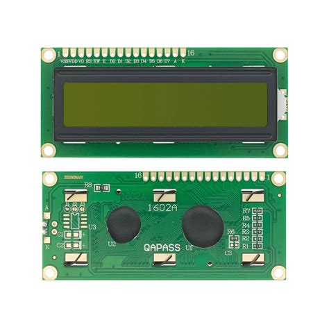 Lcd Screen Module Green Lcd1602 1602