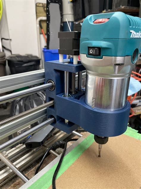 Makita Trim Router Spindle Upgrade For 3018 Cnc By Potatoworld Download Free Stl Model