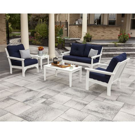 Polywood Vineyard 5 Piece Deep Seating Set Pws318 2