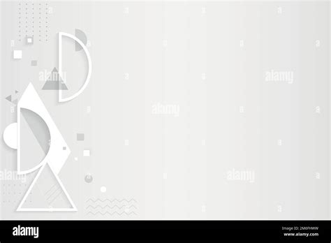 White Abstract Geometric Background Vector Stock Vector Image And Art Alamy