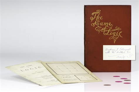 Game Of Logic Lewis Carroll First Edition Signed